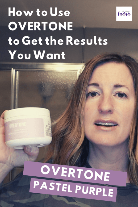 How to Use Overtone Coloring Conditioner Step by Step