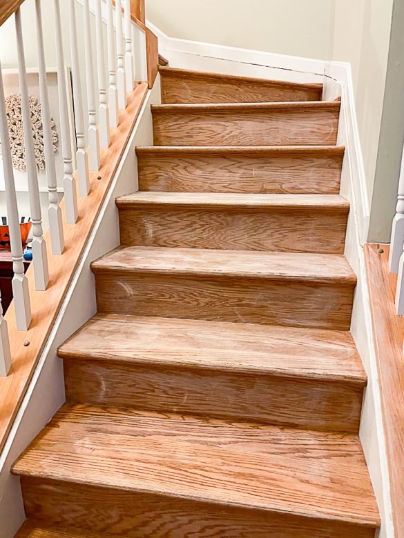 DIY Staircase Makeover Step By Step • All Things Fadra