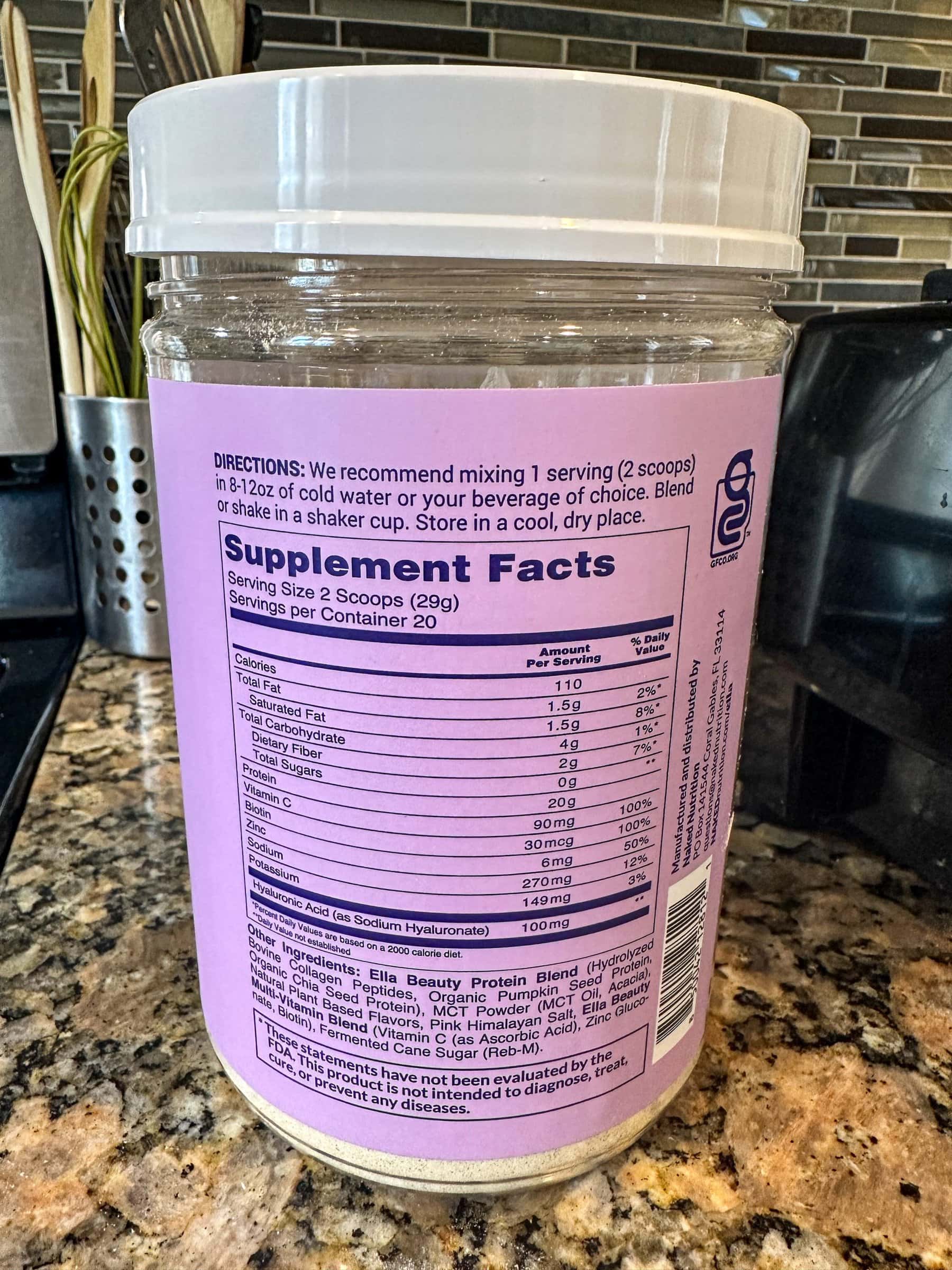 Drink In Your Beauty With Ella Beauty Protein Powder