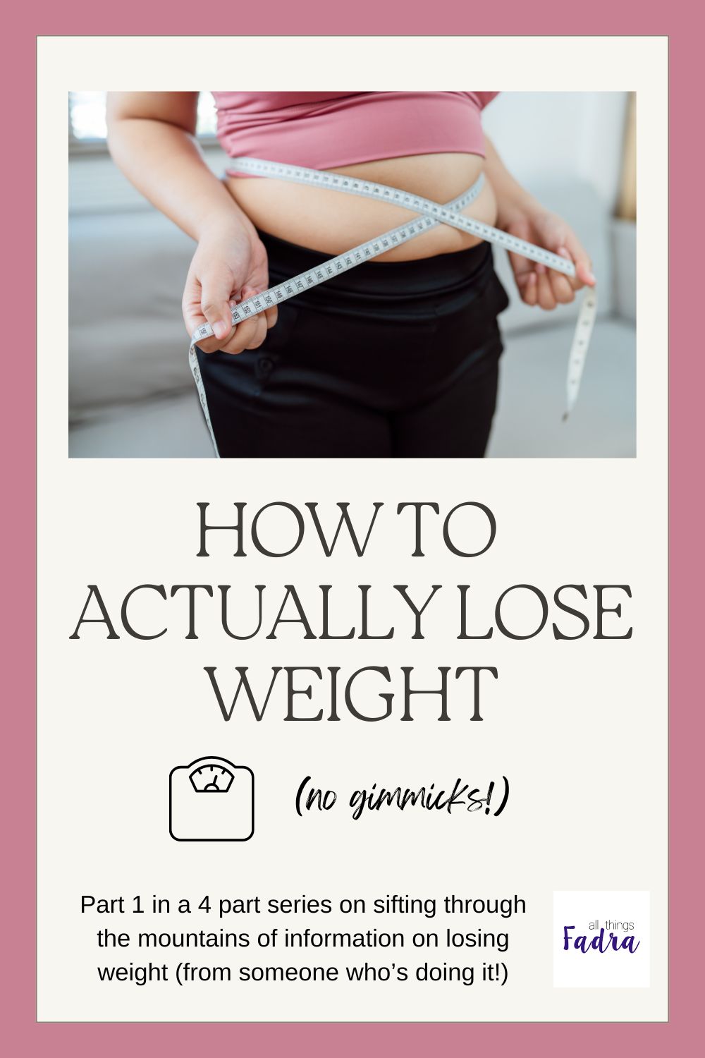 How to Lose Weight Realistically